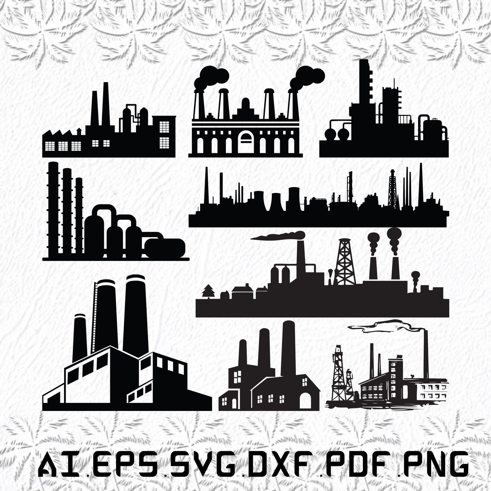 Factory Svg Oil Factory Svg Oil Refinery Svg Gasoline Oil - Etsy Canada