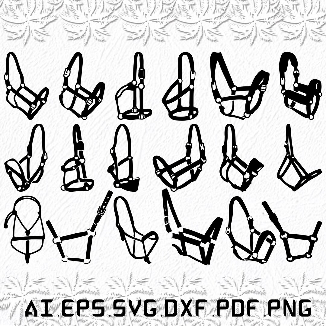 Horse Halter Svg, Horse Halters Svg, Horse Svg, Horse, Halter, SVG, Ai ...