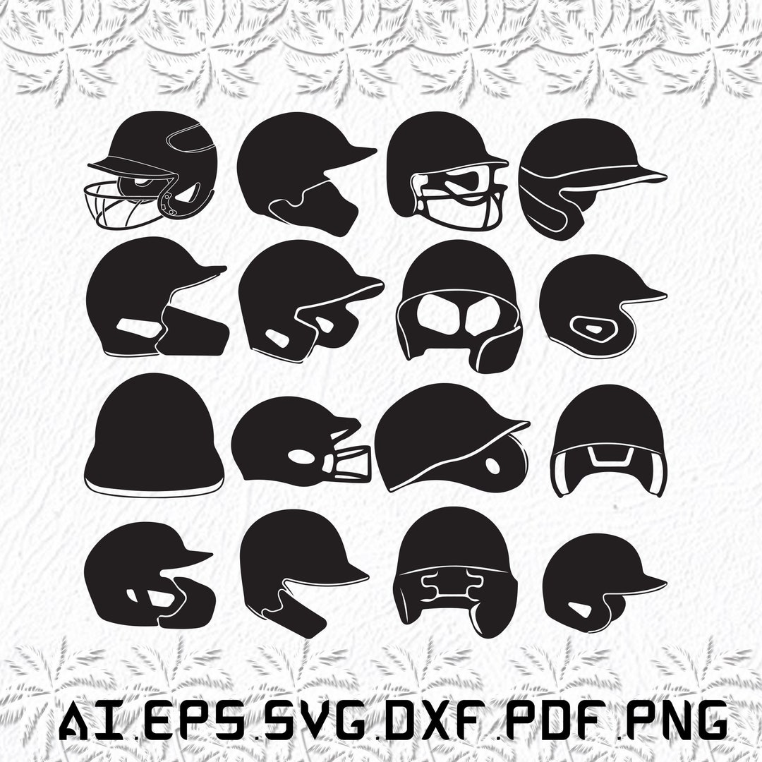 Baseball Helmet Svg, Baseball Helmets Svg, Ball Svg, Baseball, Helmet ...