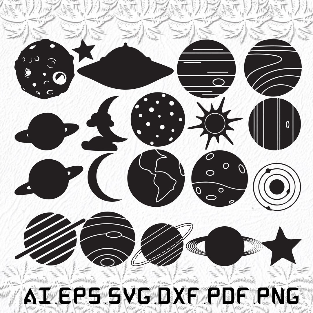 Planet Svg, Planets Svg, Trees Svg, Tree, Rain, SVG, Ai, Pdf, Eps, Svg ...