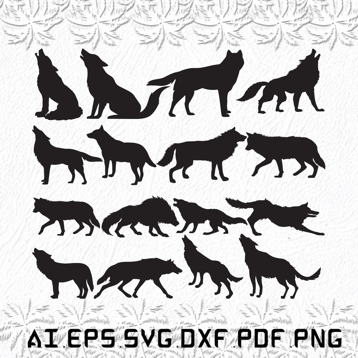 Wolf Svg Wolfs Svg Nature Svg Animal Animals SVG Ai | Etsy