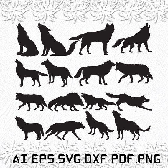 Wolf Svg Wolfs Svg Nature Svg Animal Animals SVG Ai | Etsy