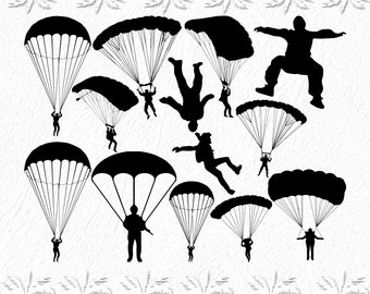 Paratrooper Svg - Etsy UK