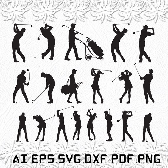 Golf Player Svg Golf Players Svg Golf Svg Player Sports - Etsy