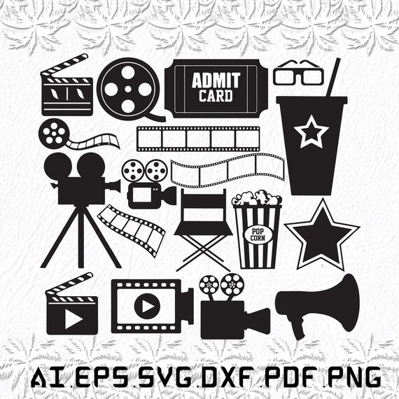 Movie Theme Svg Movie Svg Theme Svg Video Film SVG Ai - Etsy