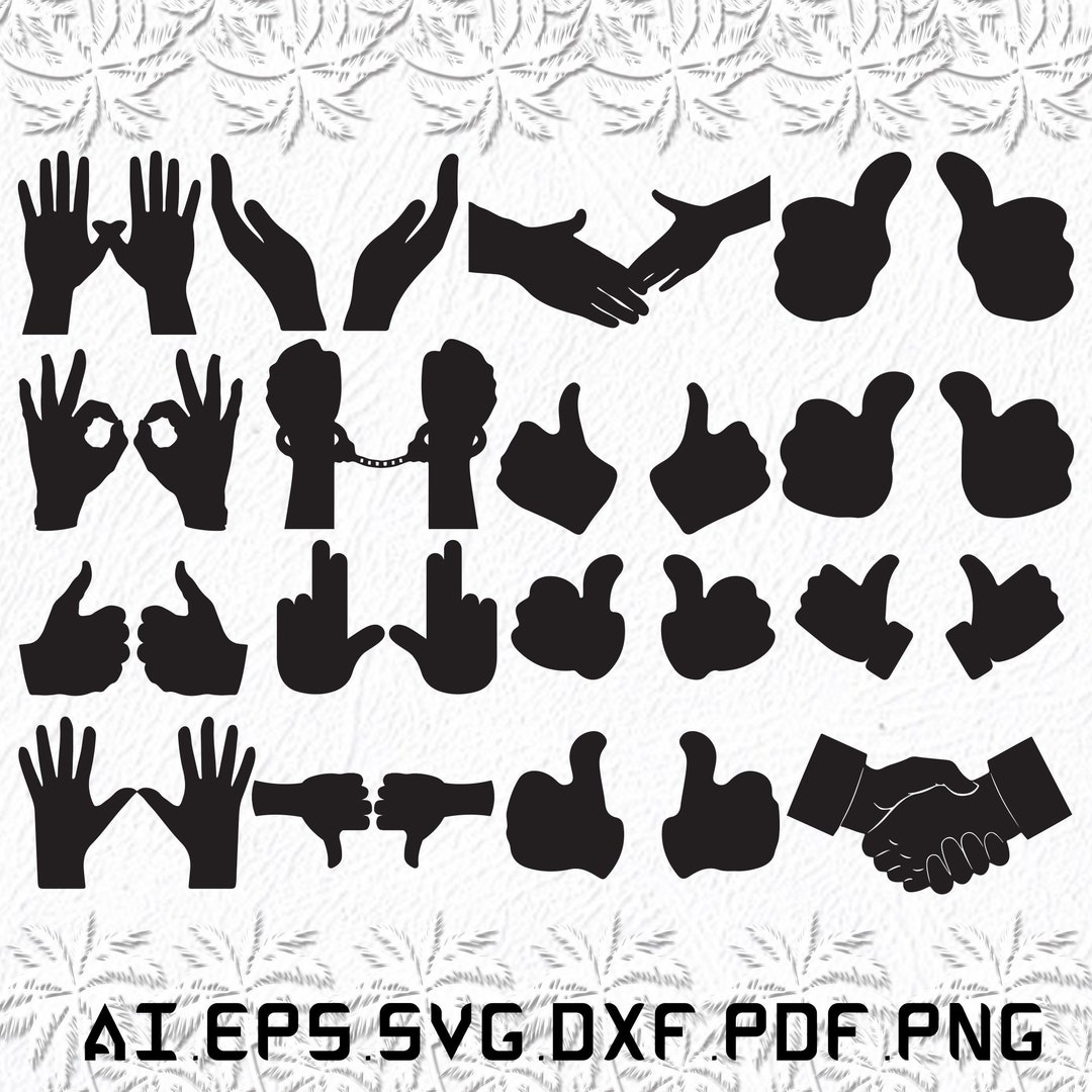 Two Thumbs Svg, Two Thumb Svg, Two Svg, Thumbs, One, SVG, Ai, Pdf, Eps ...