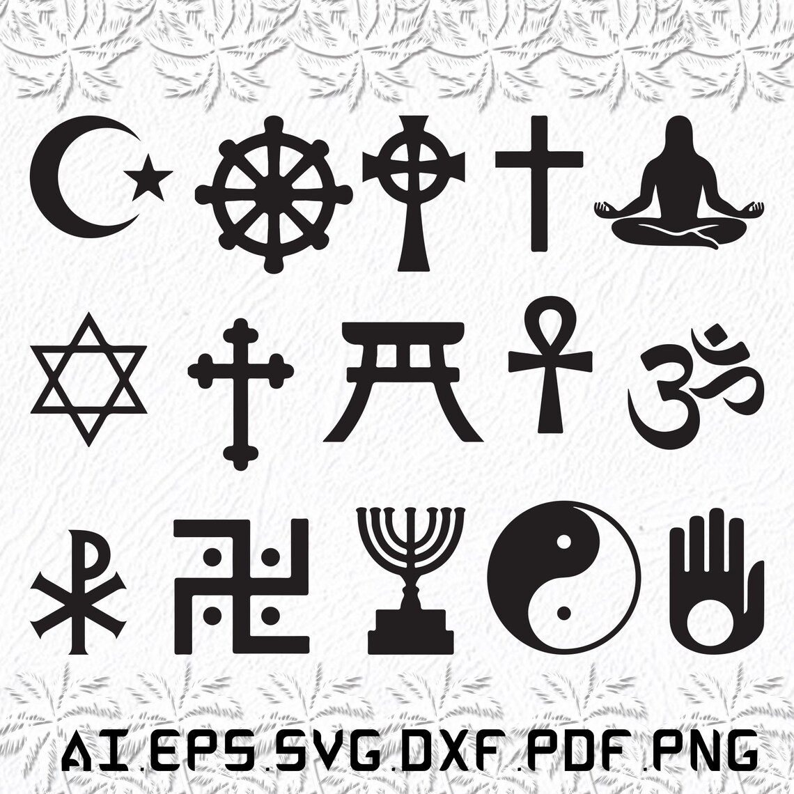 World Religions Svg World Religion Svg World Svg Religions - Etsy