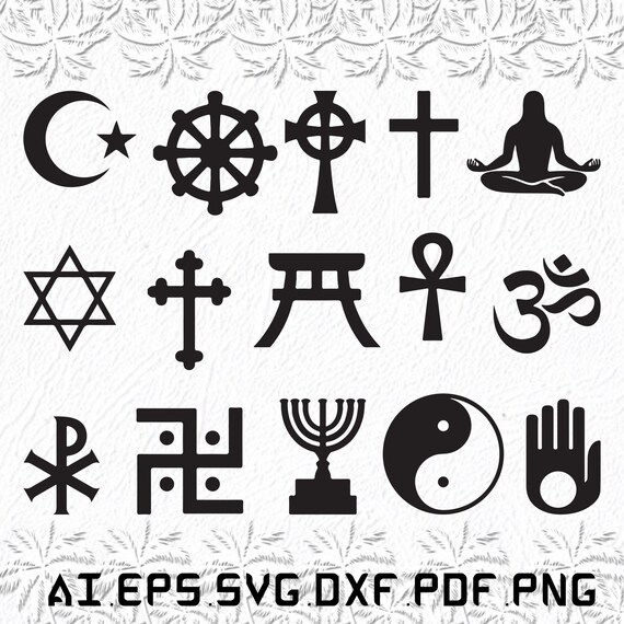 World Religions Svg World Religion Svg World Svg Religions - Etsy Australia