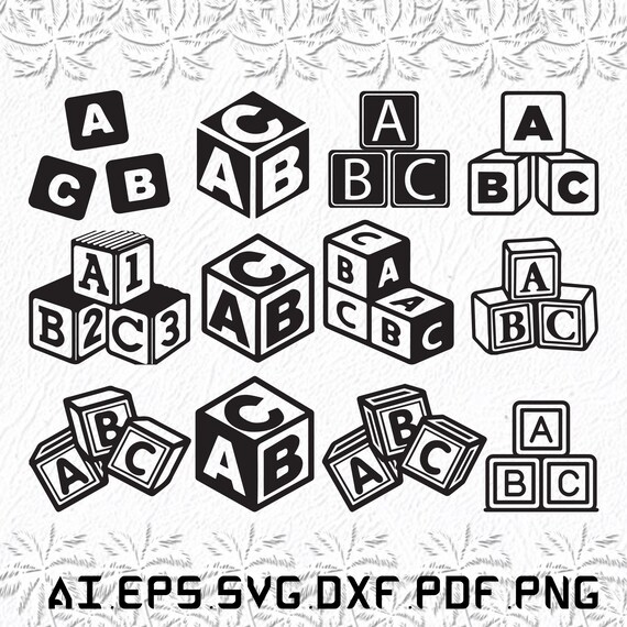 Alphabet Cubes Svg Alphabet Cube Svg Alphabet Svg Cubes - Etsy Australia