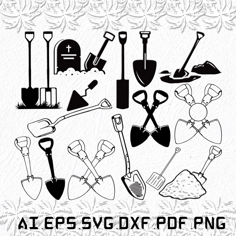 Shovel Svg Miner Shovel Svg Garden Tools Svg Garden Yard | Etsy
