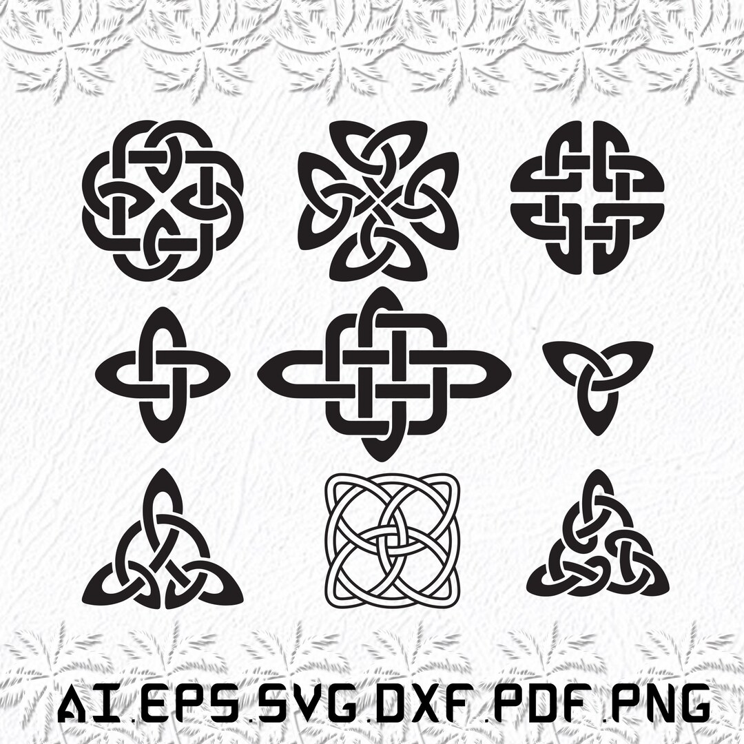 Circular Knots Symbol Svg, Circular Knots Symbols Svg, Circular, Knots ...