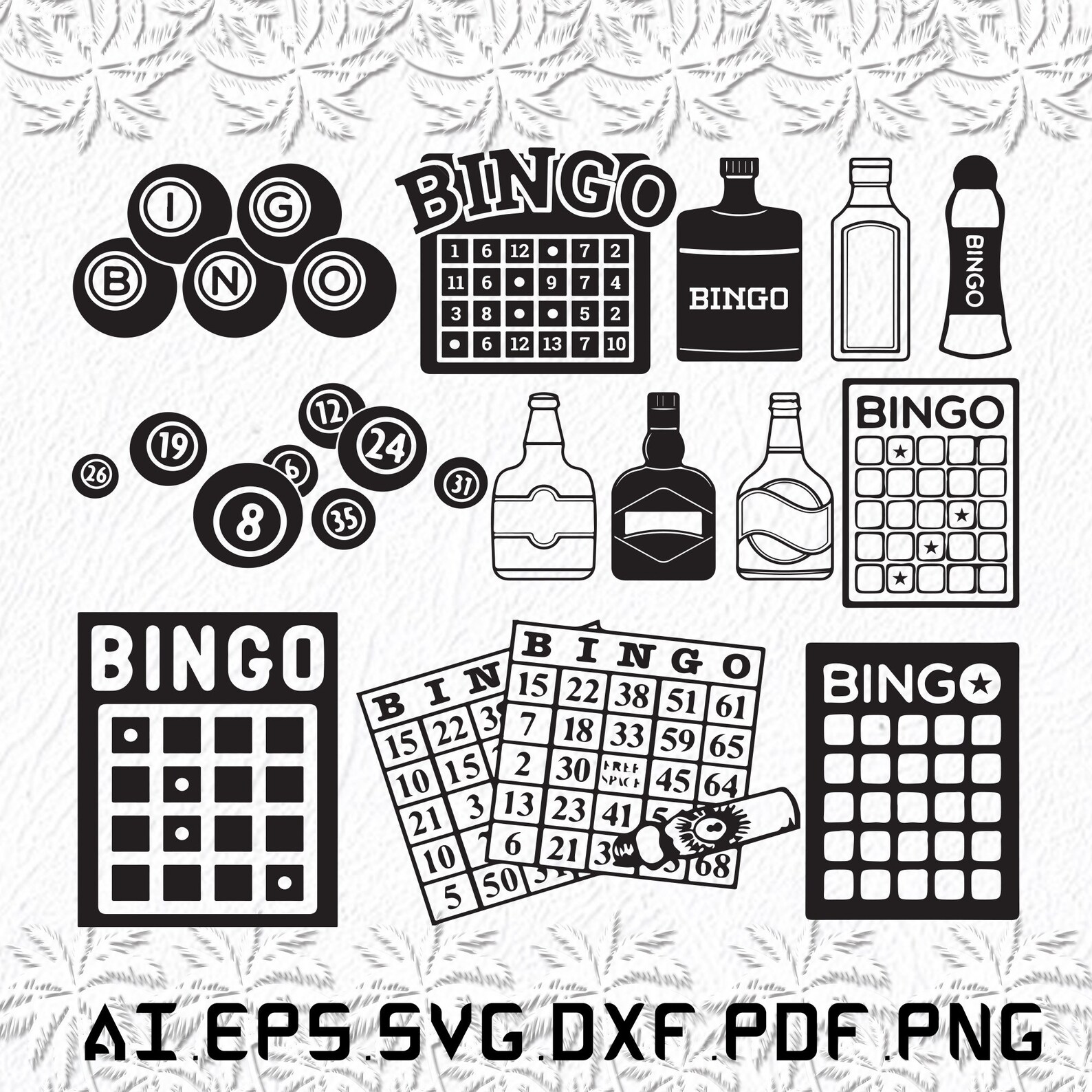 Bingo Svg Bingos Svg Bingo Game Svg Bingo Player Bingo | Etsy