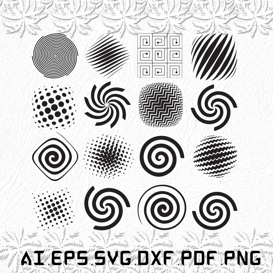 Spirals Pattern Svg, Spirals Patterns Svg, Love Svg, Spirals, Pattern ...