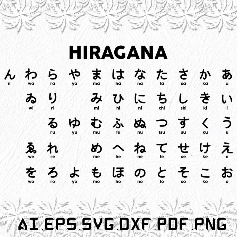 Japanese Writing Svg - Etsy