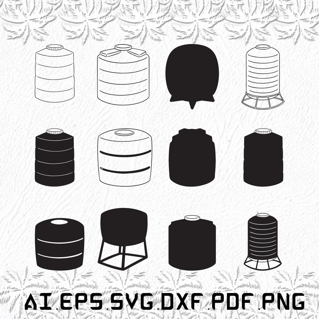 Water Tank Svg, Water Tanks Svg, Love Svg, Water, Tank, SVG, Ai, Pdf ...