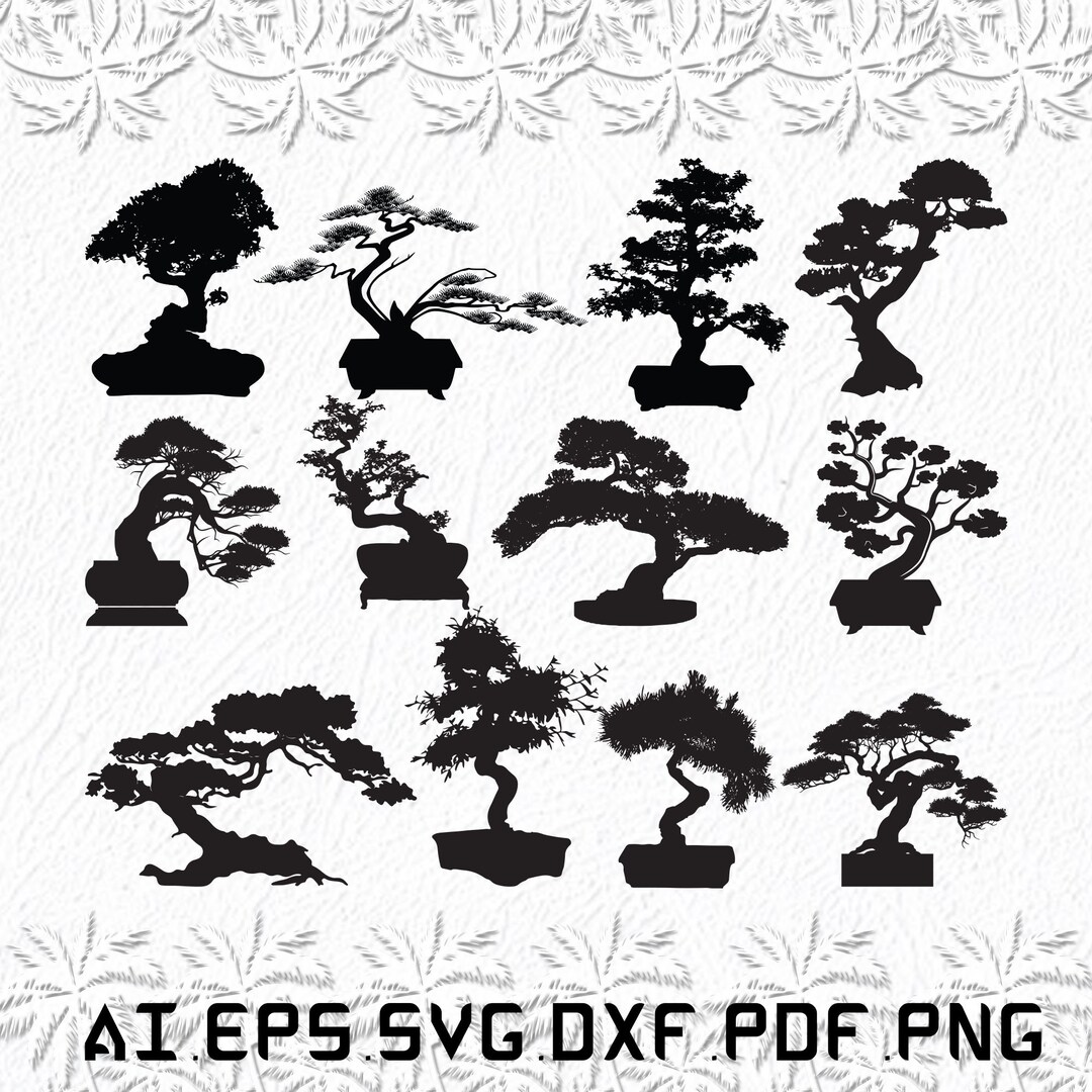 Bonsai Tree Svg, Bonsai Svg, Roots Svg, Tree Roots, Tree, SVG, Ai, Pdf ...