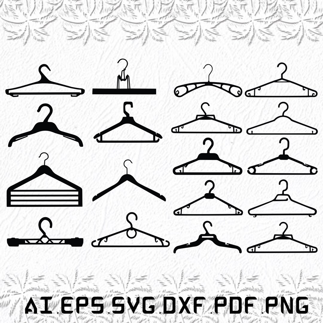 Hanger Svg, Hangers Svg, Love Svg, Dress, Cute, SVG, Ai, Pdf, Eps, Svg ...