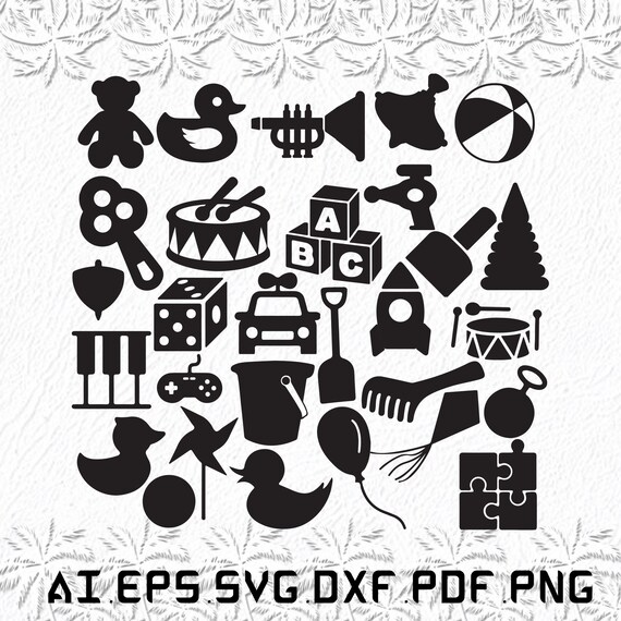 Kids Toys Svg Kids Svg Toys Svg Toy Kid SVG Ai Pdf | Etsy