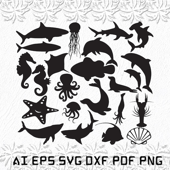 Ocean Fish Svg Ocean Fishs Svg Ocean Svg Fish Sea SVG | Etsy