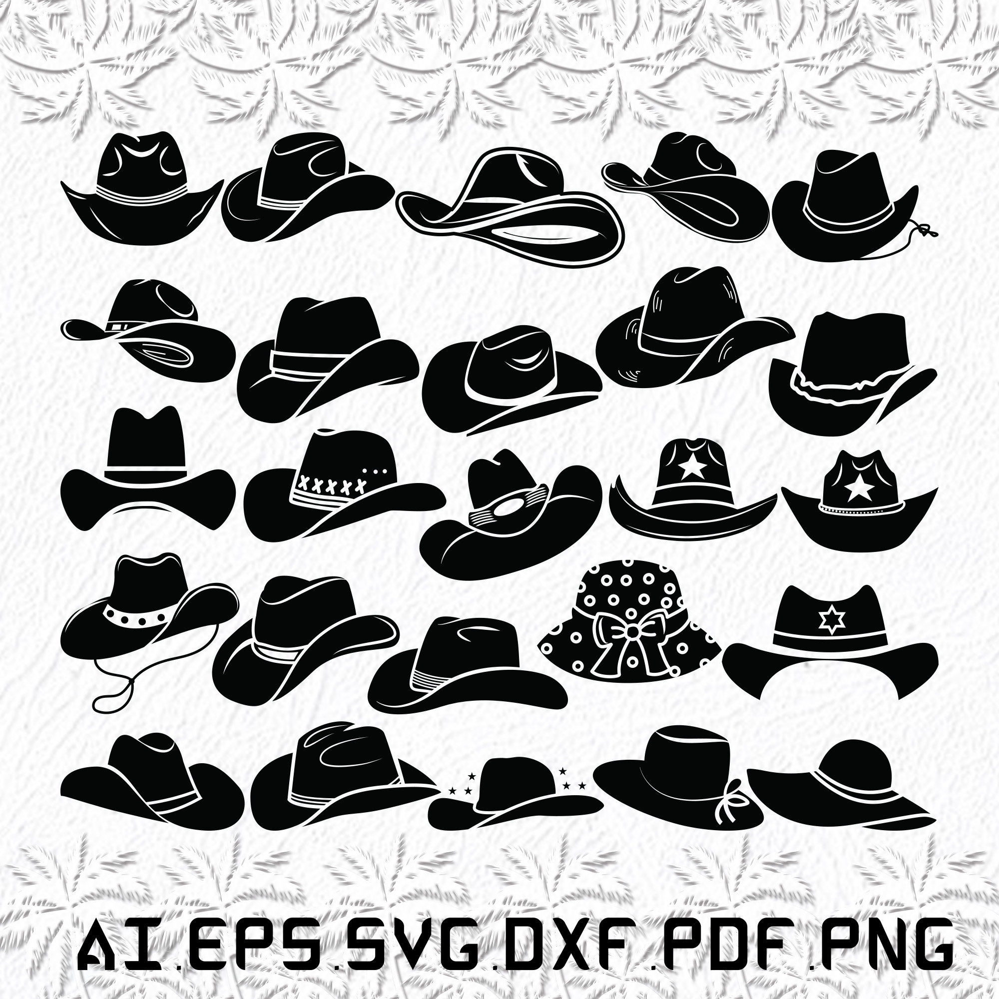 Cowboy Hat Svg Cowboy Svg Hat Svg Animal Bebop SVG Ai - Etsy UK