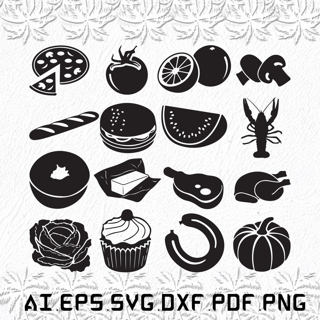 Foods Svg, Food Svg, Love Svg, Lovely, Cute, SVG, Ai, Pdf, Eps, Svg ...