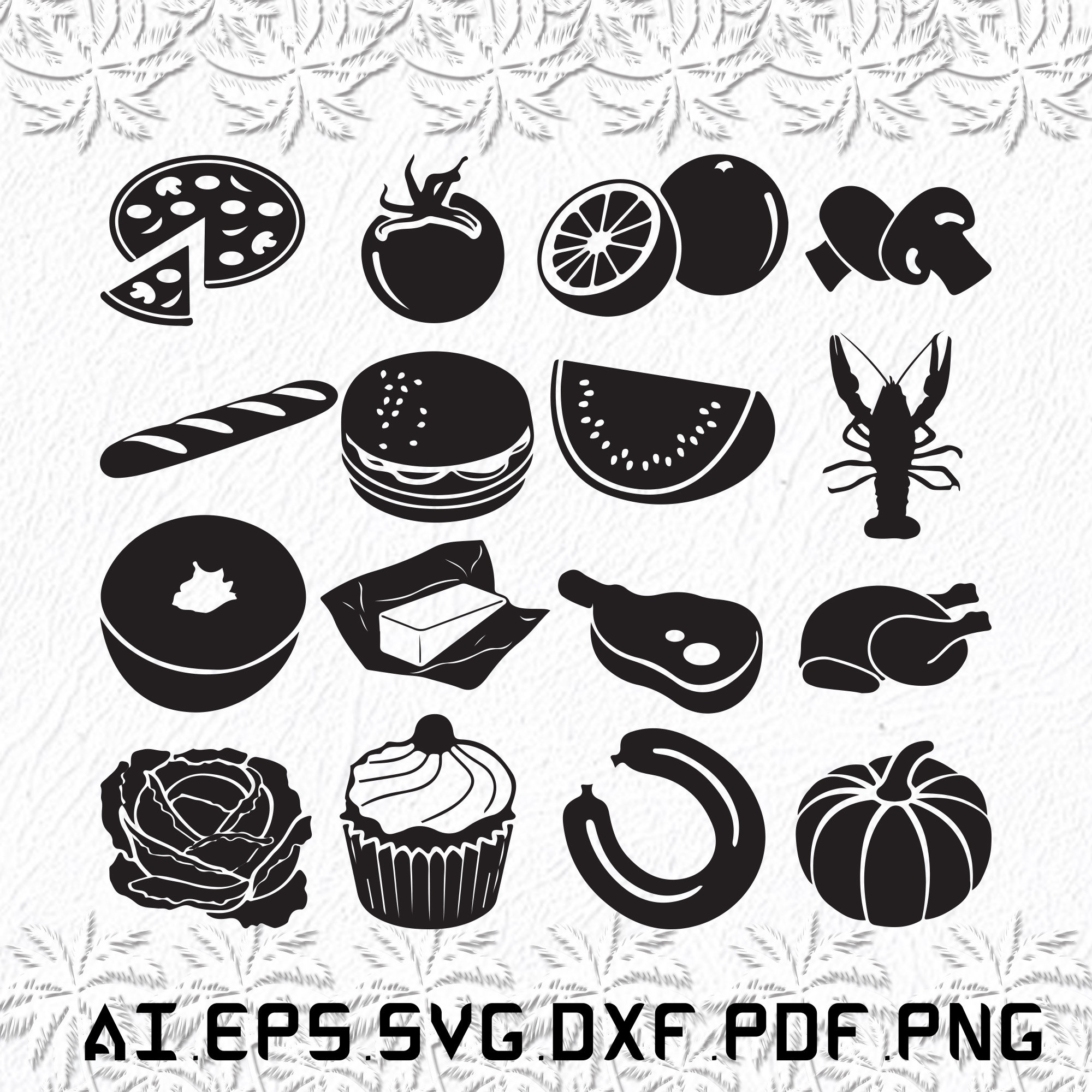 Foods Svg Food Svg Love Svg Lovely Cute SVG Ai Pdf - Etsy