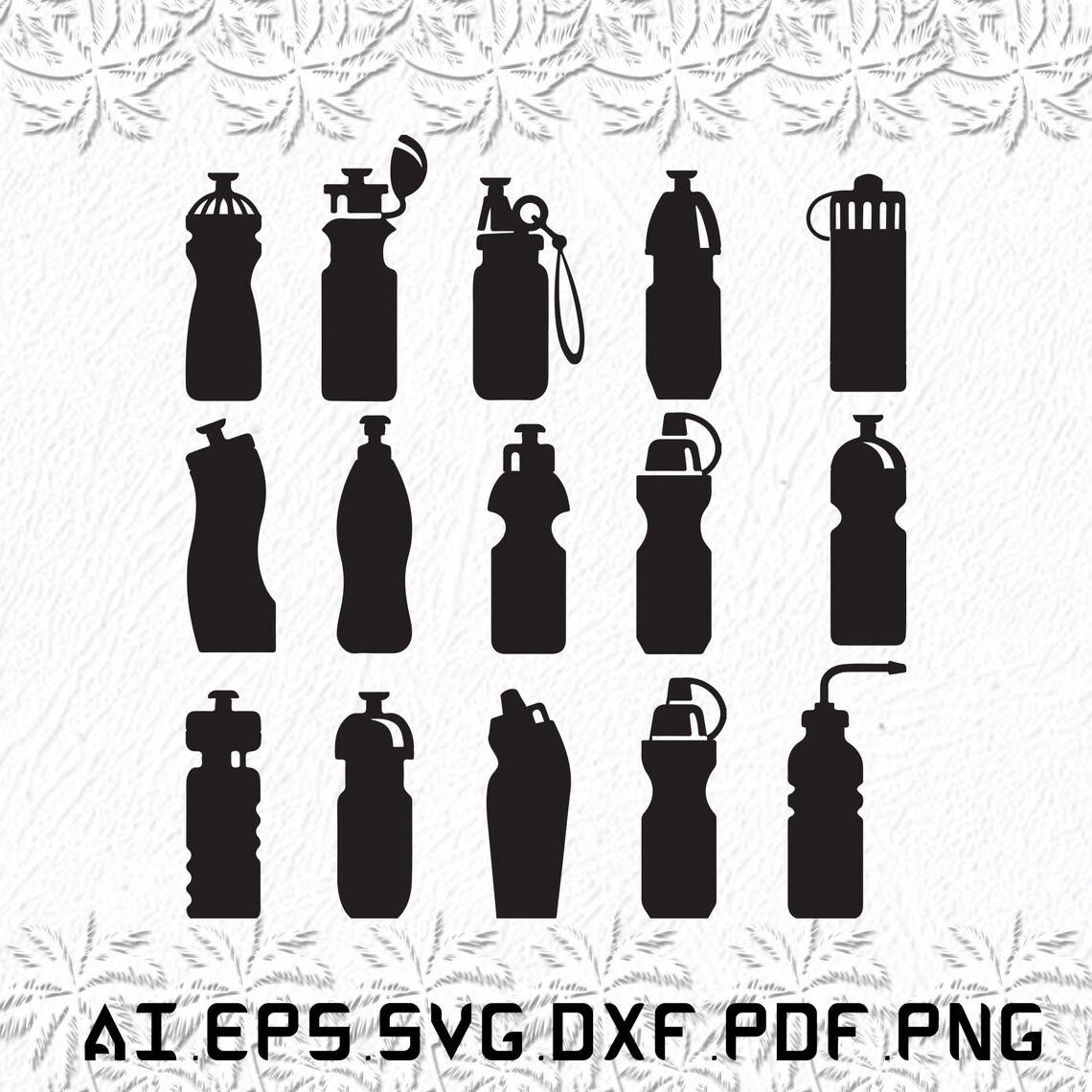 Bottles Svg Bottle Svg Cr7 Svg Cute Water SVG Ai Pdf - Etsy