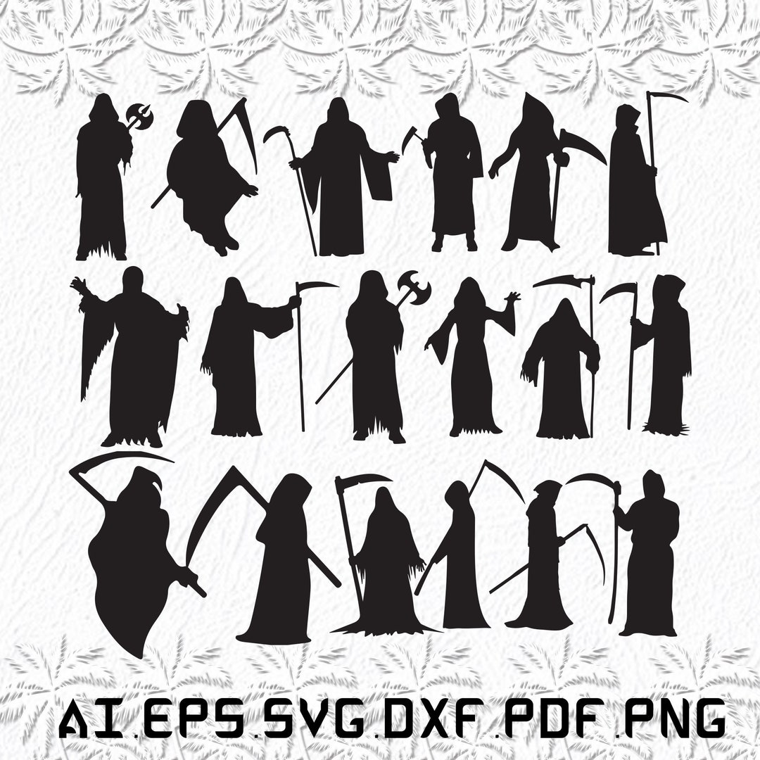 Grim Reaper Man Svg, Reaper Svg, Man Svg, Grim, Rip, SVG, Ai, Pdf, Eps ...