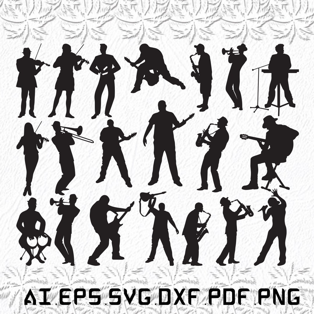 Musician Svg, Musicians Svg, Music Svg, Rap, Pop, SVG, Ai, Pdf, Eps ...