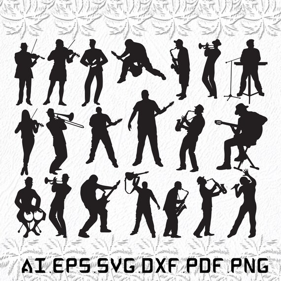 Musician Svg Musicians Svg Music Svg Rap Pop SVG Ai - Etsy