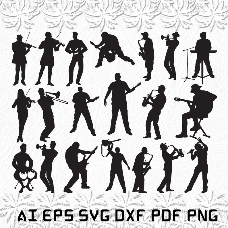 Musician Svg Musicians Svg Music Svg Rap Pop SVG Ai - Etsy