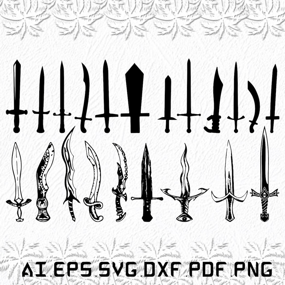 Sword Svg Warrior Sword Svg Black Sword Svg Knife Blade - Etsy