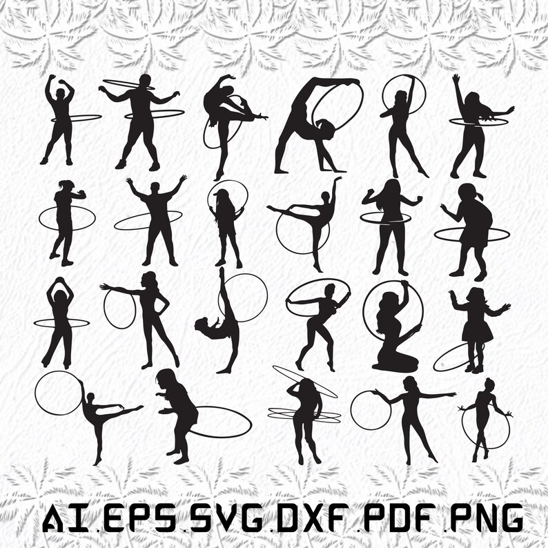 Hula Hoop Svg Hula Hoops Svg Hoop Svg Hula Fitness SVG - Etsy