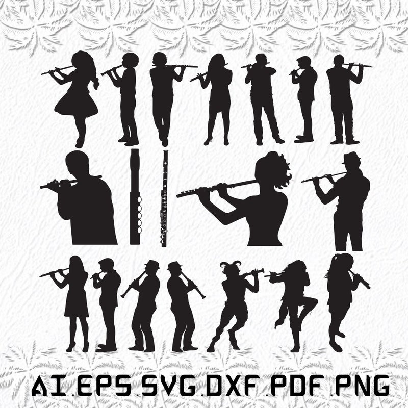 Flute Svg - Etsy