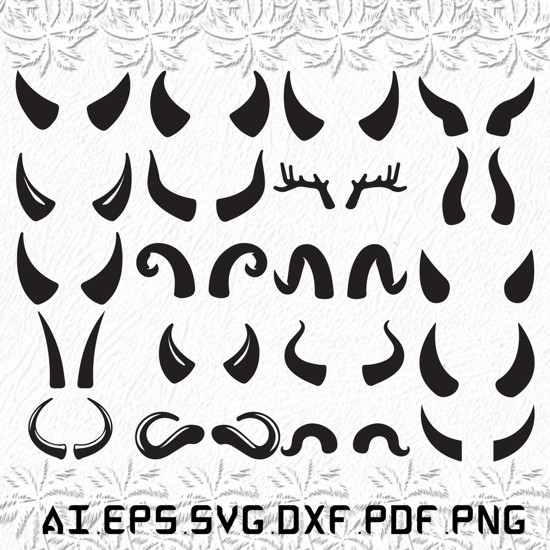 Devil Horns Svg, Devil Horn Svg, Devil Svg, Horns, Horn, SVG, Ai, Pdf ...