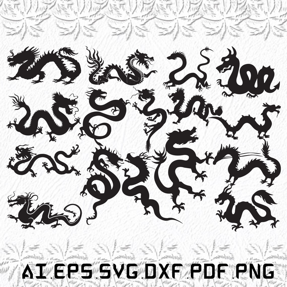 Chinese Dragon Svg Chinese Svg Dragon Svg Asia Red SVG - Etsy