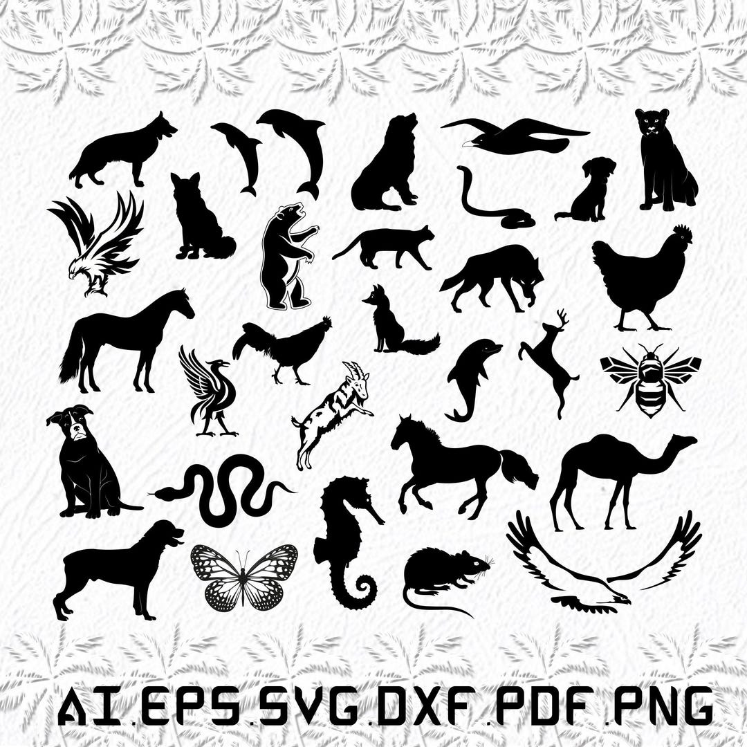 Animal Svg, Animals Svg, Cow Svg, Horse, Lion, SVG, Ai, Pdf, Eps, Svg ...