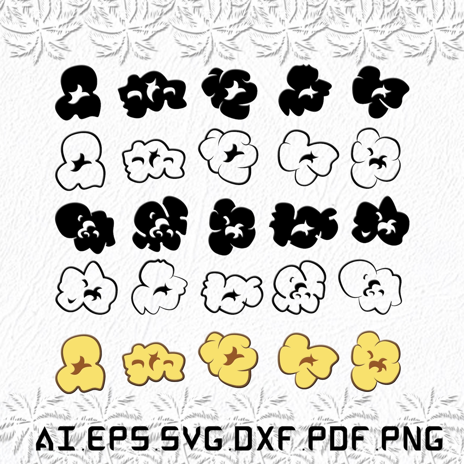 Popcorn Kernel Svg, Popping Corn Svg, Man Pocorn Svg, Popcorn for Man ...