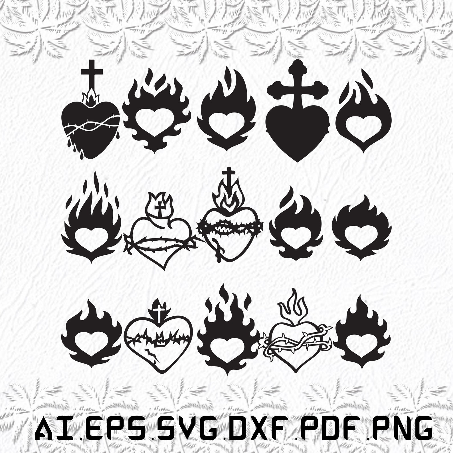 Cuore Sacro svg, Cuori Sacri svg, Sacro svg, Cuori, Cuore, SVG, ai, pdf ...