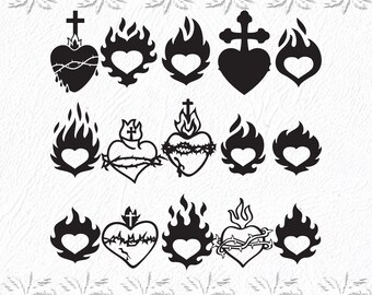 Continuous One Line Heart SVG Hearts SVG Double (Instant Download) - Etsy
