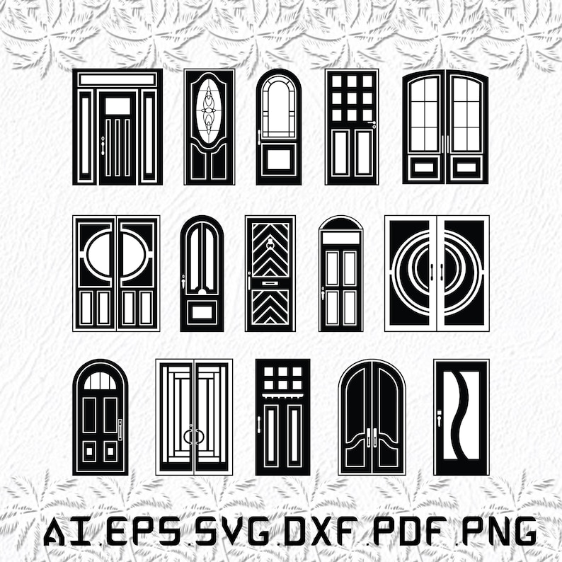 House Door Svg, House Doors Svg, House Svg, Home, Door, SVG, Ai, Pdf ...
