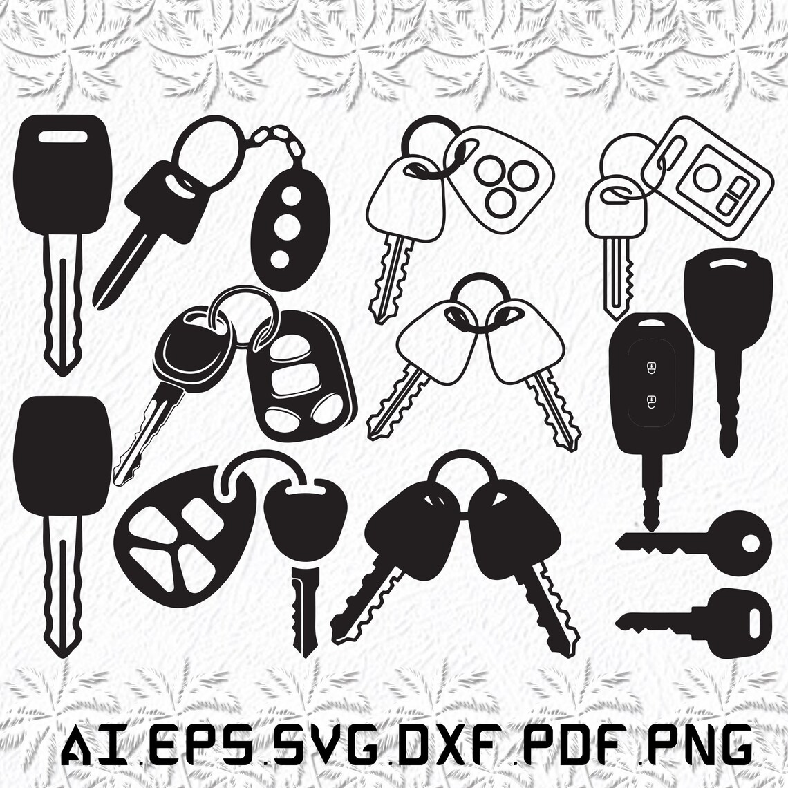 Car Key SVG Car Keys Svg Car Svg Key SVG Ai Pdf Eps - Etsy
