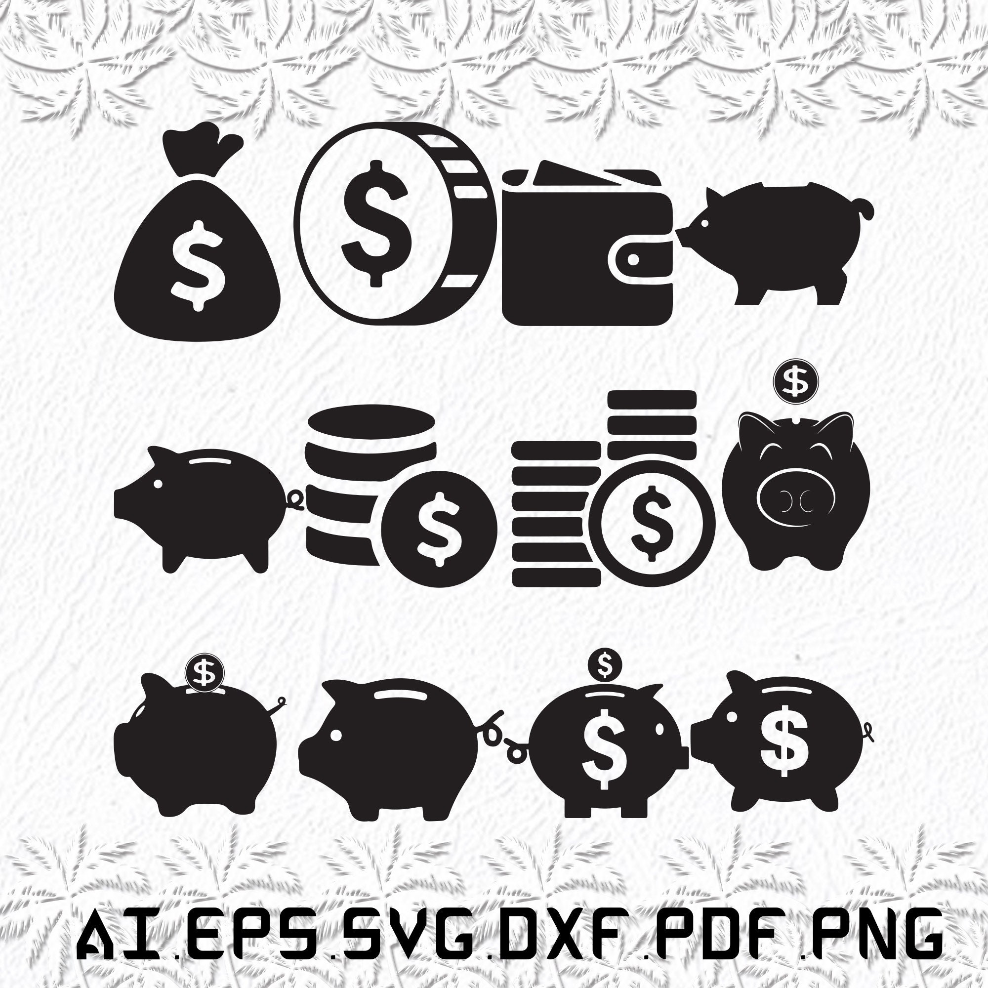 Piggy Bank Svg Piggy Banks Svg Piggy Svg Bank Pig SVG - Etsy Canada