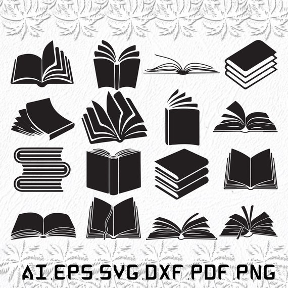 Open Book Svg Open Books Svg Open Svg Book Books SVG Ai - Etsy