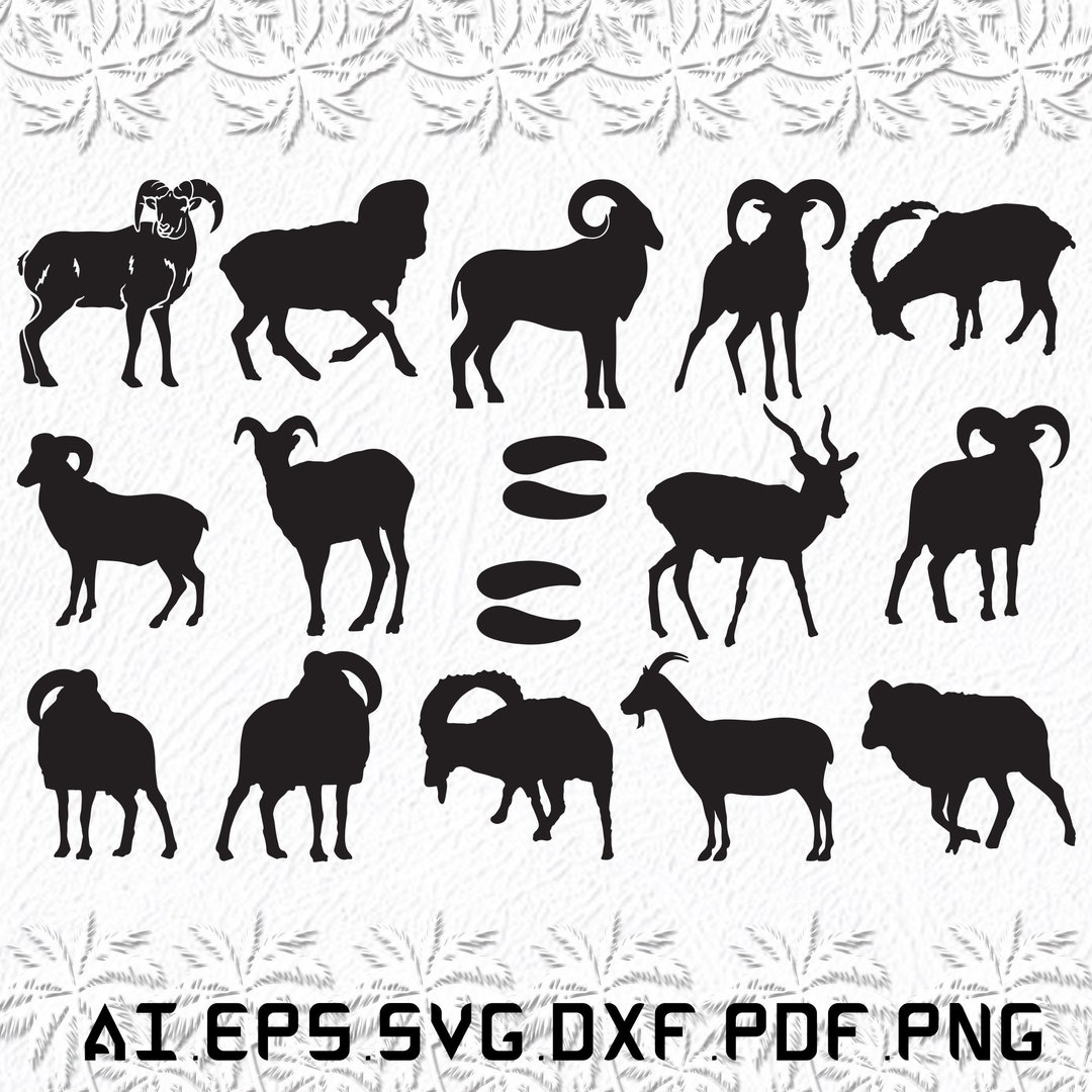 Ram Svg, Rams Svg, Love Svg, Hand, Goat, SVG, Ai, Pdf, Eps, Svg, Dxf ...