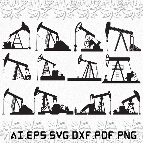 Oil Pump Svg Oil Pumps Svg Oil Svg Pump Gas SVG Ai Pdf - Etsy