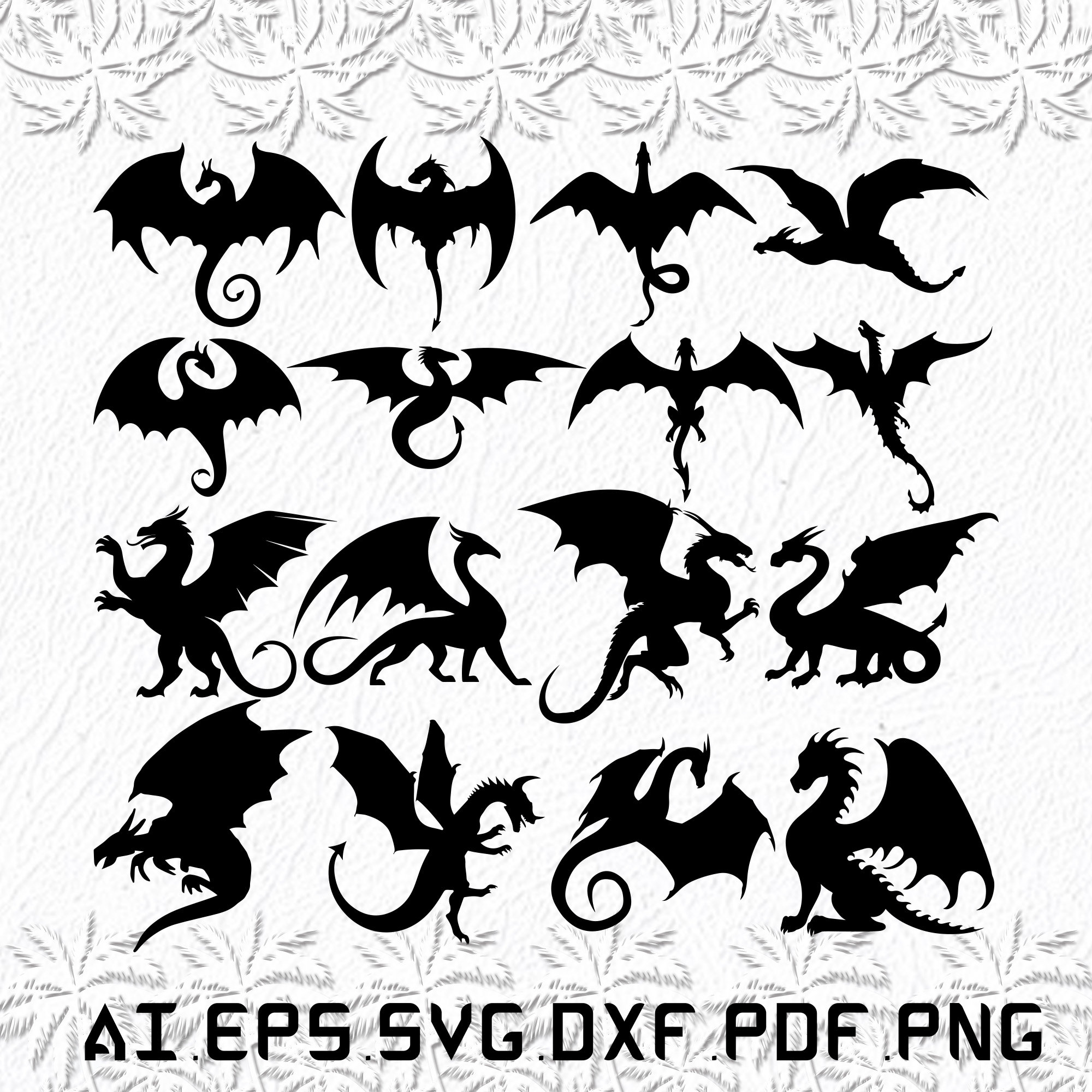 Dragon Svg Dragons Svg Doku Svg Dnd Animal SVG Ai Pdf - Etsy Hong Kong