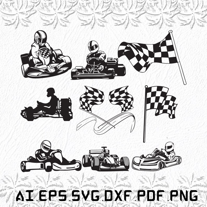 Go Kart Racing Svg Go Kart Racings Svg Go Kart Svg Racing - Etsy