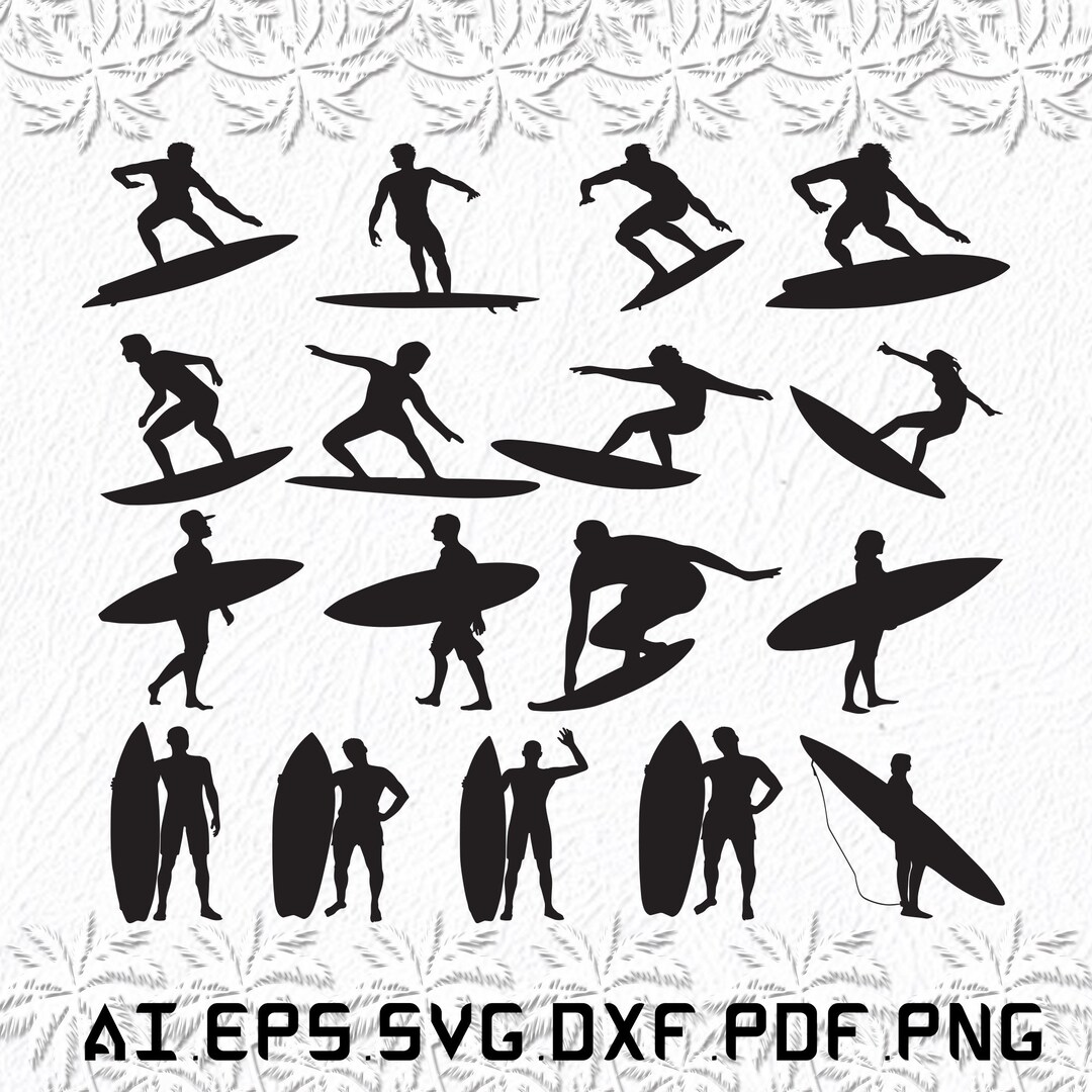Surfing Svg, Surfings Svg, Ocean Svg, Sea, Surf, SVG, Ai, Pdf, Eps, Svg ...