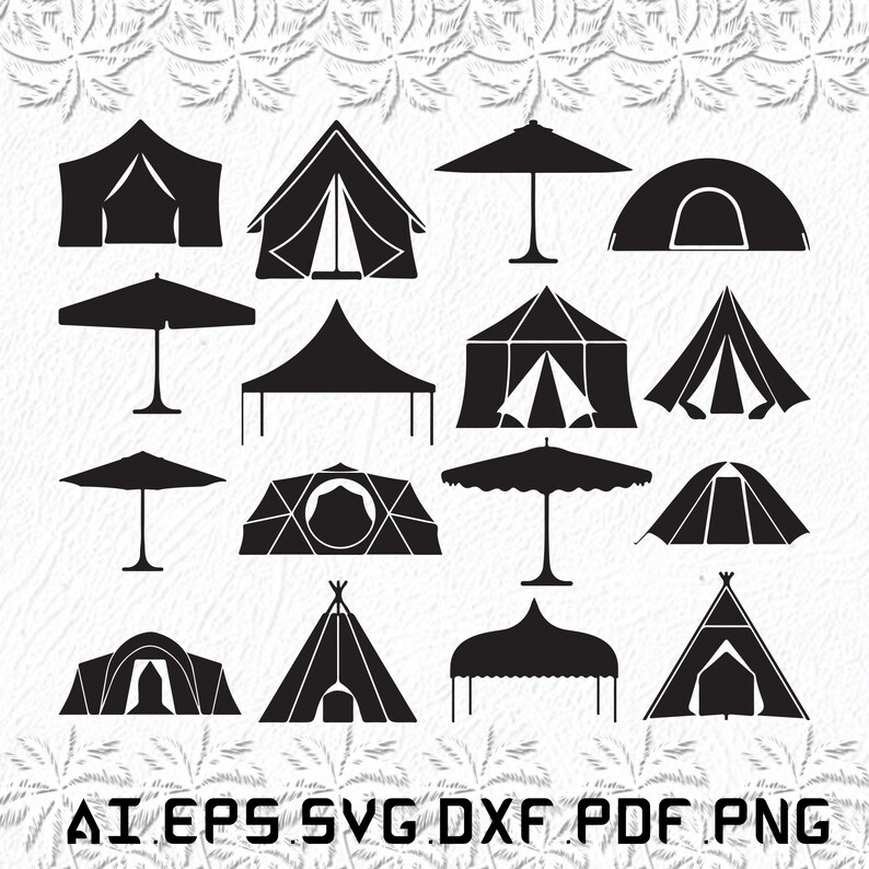 Umbrella Tent Svg Umbrella Tents Svg Camp Svg Umbrella - Etsy